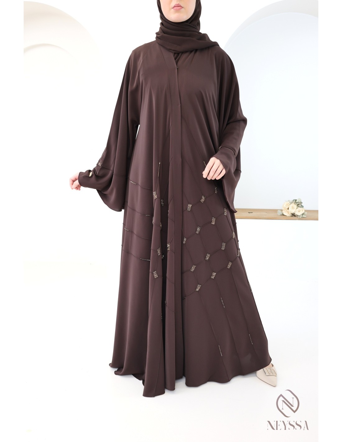 Plus size abaya - muslim curvy women - neyssa shop